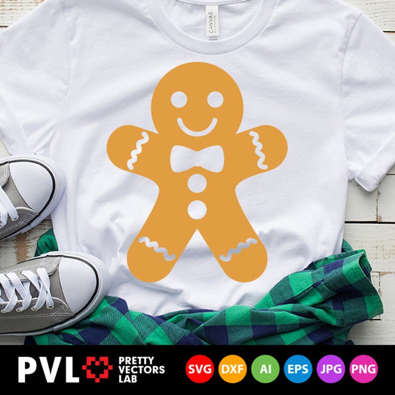 Gingerbreads Svg Christmas Svg Gingerbread Couple Svg Dxf | Etsy