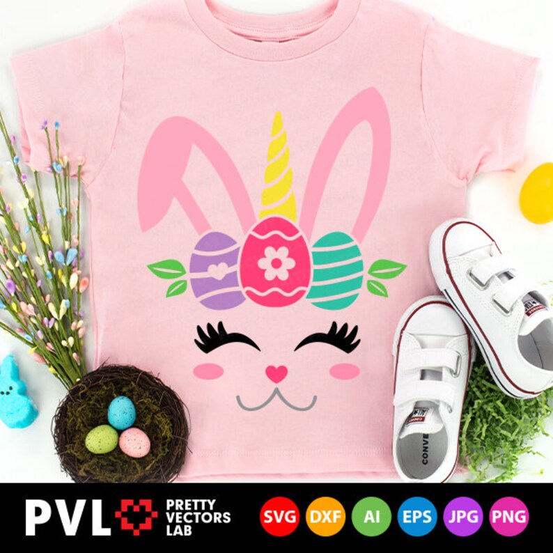 Bunny Unicorn Svg Easter Bunny Svg Easter Cut Files Bunny | Etsy