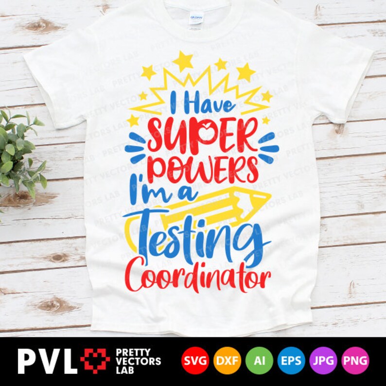 Testing Coordinator Svg Testing Day Svg Educator Cut Files | Etsy
