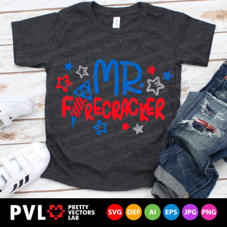 4th of July Svg Mister Firecracker Svg Patriotic Cut Files | Etsy