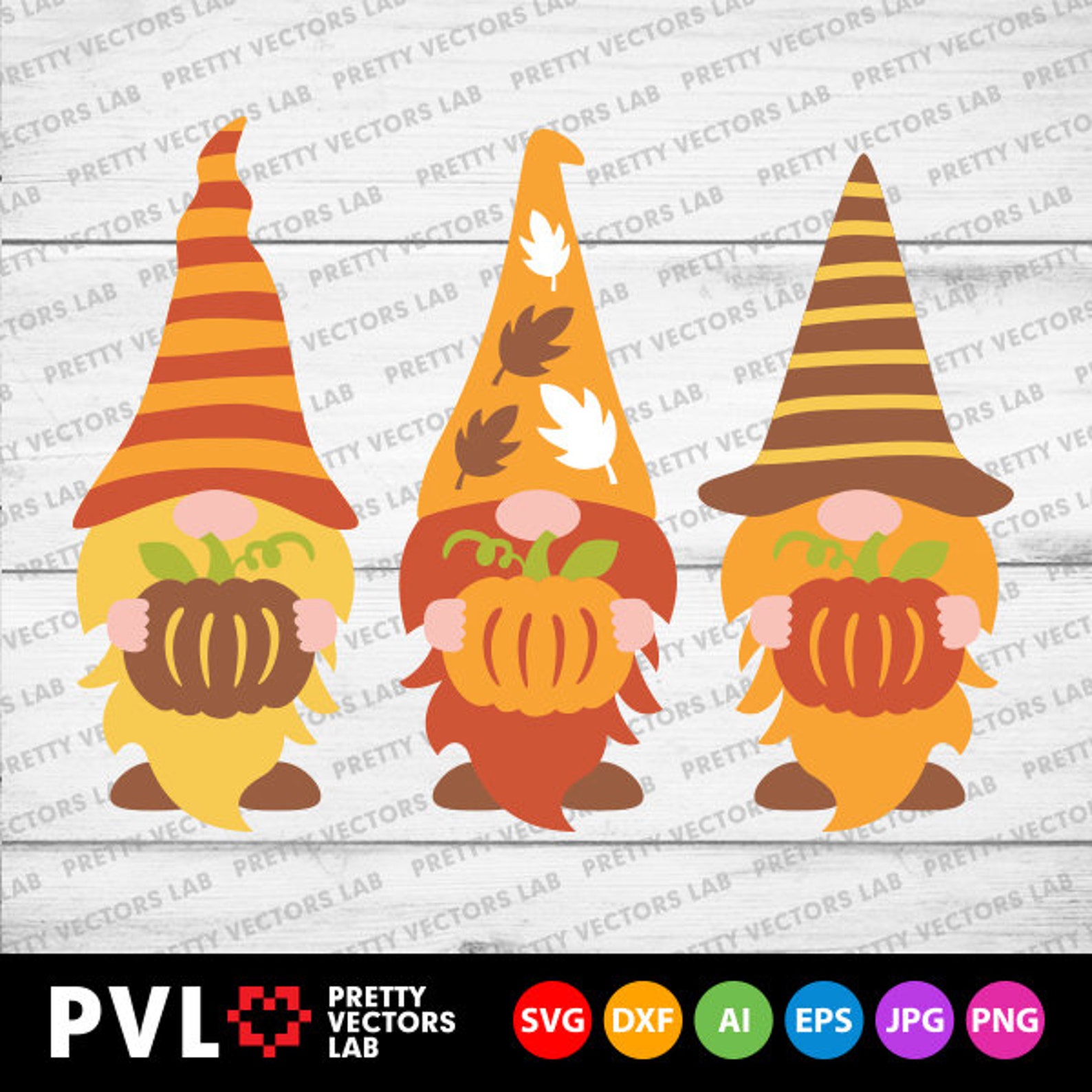 Fall Gnomes Svg Autumn Gnomes Svg Gnome with Pumpkin Cut | Etsy