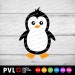 Penguin Svg, Cute Penguin Svg, Kids Cut Files, Boy Girl Penguin Svg ...