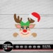 Christmas Svg, Girl Reindeer Svg, Reindeer Face Svg Dxf Eps Png, Kids ...