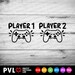 Player 1 Svg, Player 2 Svg, Video Game Controller Svg, Funny Quote Cut ...