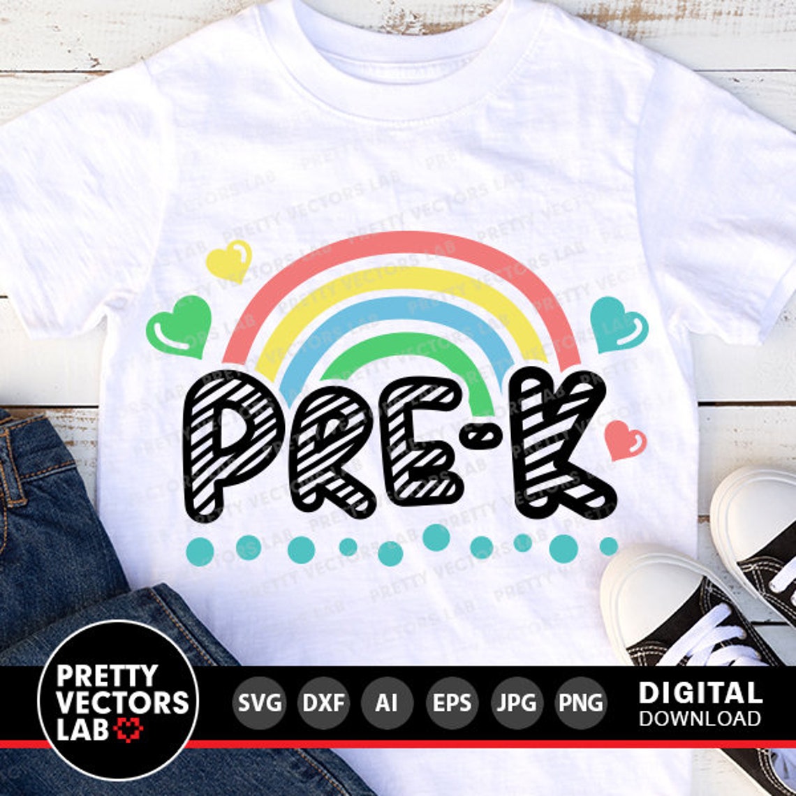 Pre-k Svg, Back to School Svg, Teacher Svg, Dxf, Eps, Png, Preschool ...