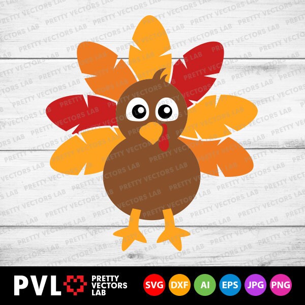 Boy Turkey Svg Thanksgiving Svg Dxf Eps Png Fall Cut Files | Etsy