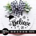 Believe Svg Christmas Svg Santa Hat Svg Dxf Eps Png - Etsy