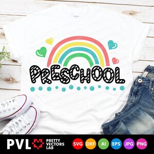 Preschool Svg Back to School Svg Pre-k Svg Teacher Svg Dxf | Etsy