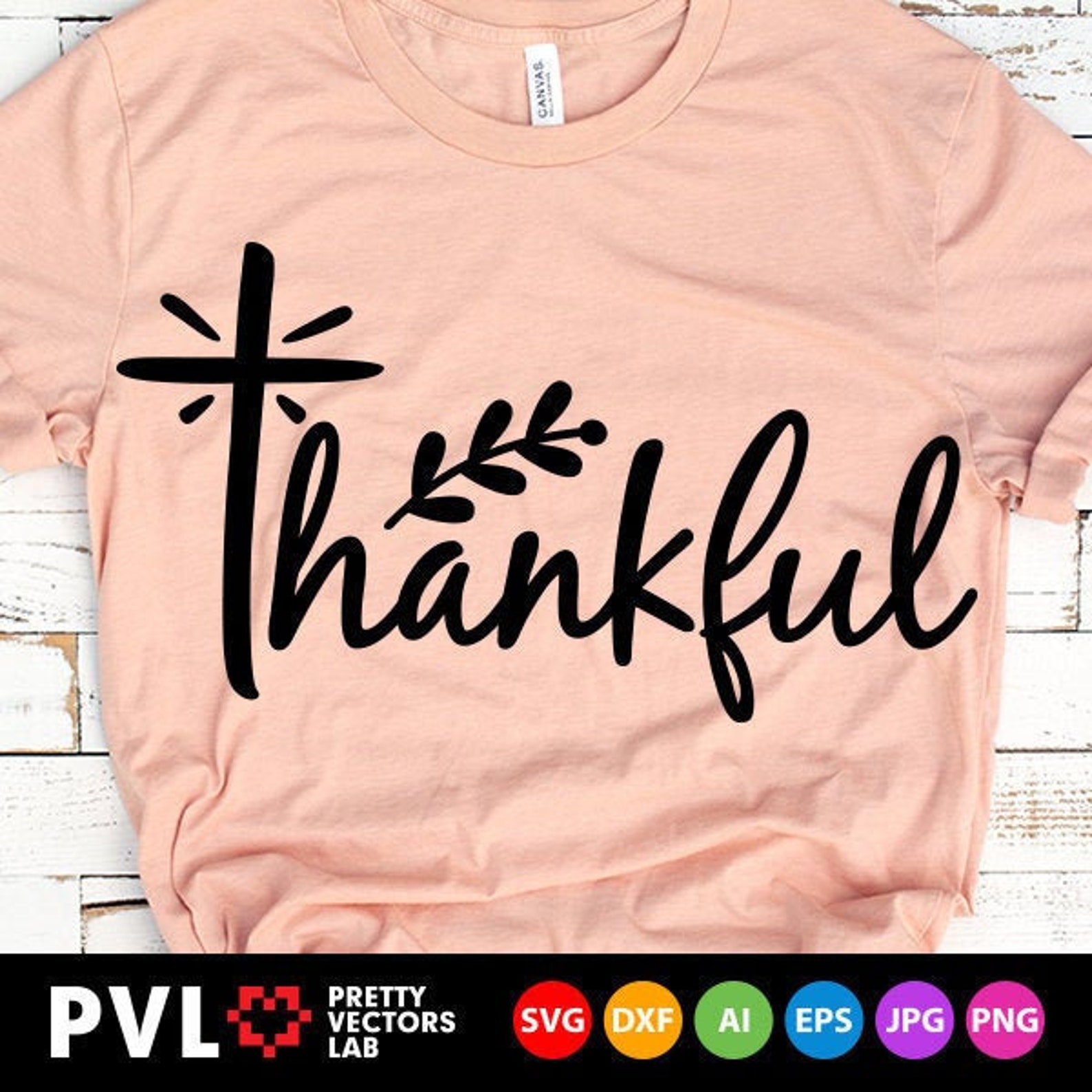 Thankful Svg Fall Svg Thanksgiving Svg Dxf Eps Png Give - Etsy