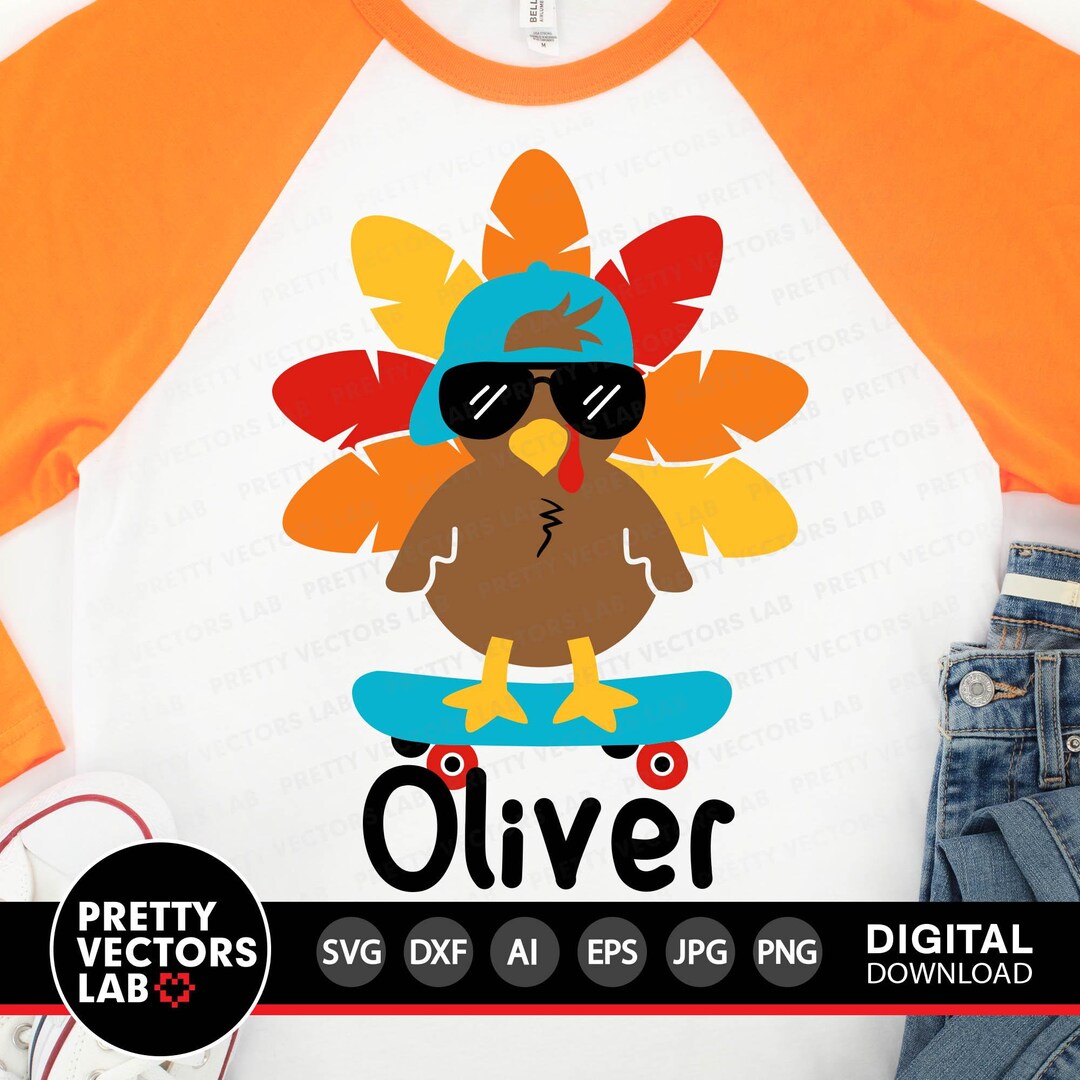 Pavo de niño Svg, Acción de Gracias Svg Dxf Eps Png, Archivos de corte ...