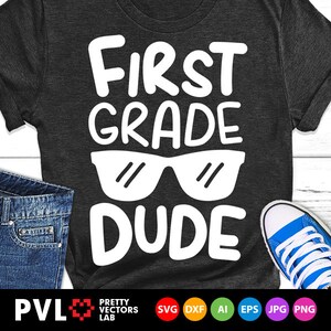 First Grade Dude Svg Back to School Svg 1st Grade Svg - Etsy