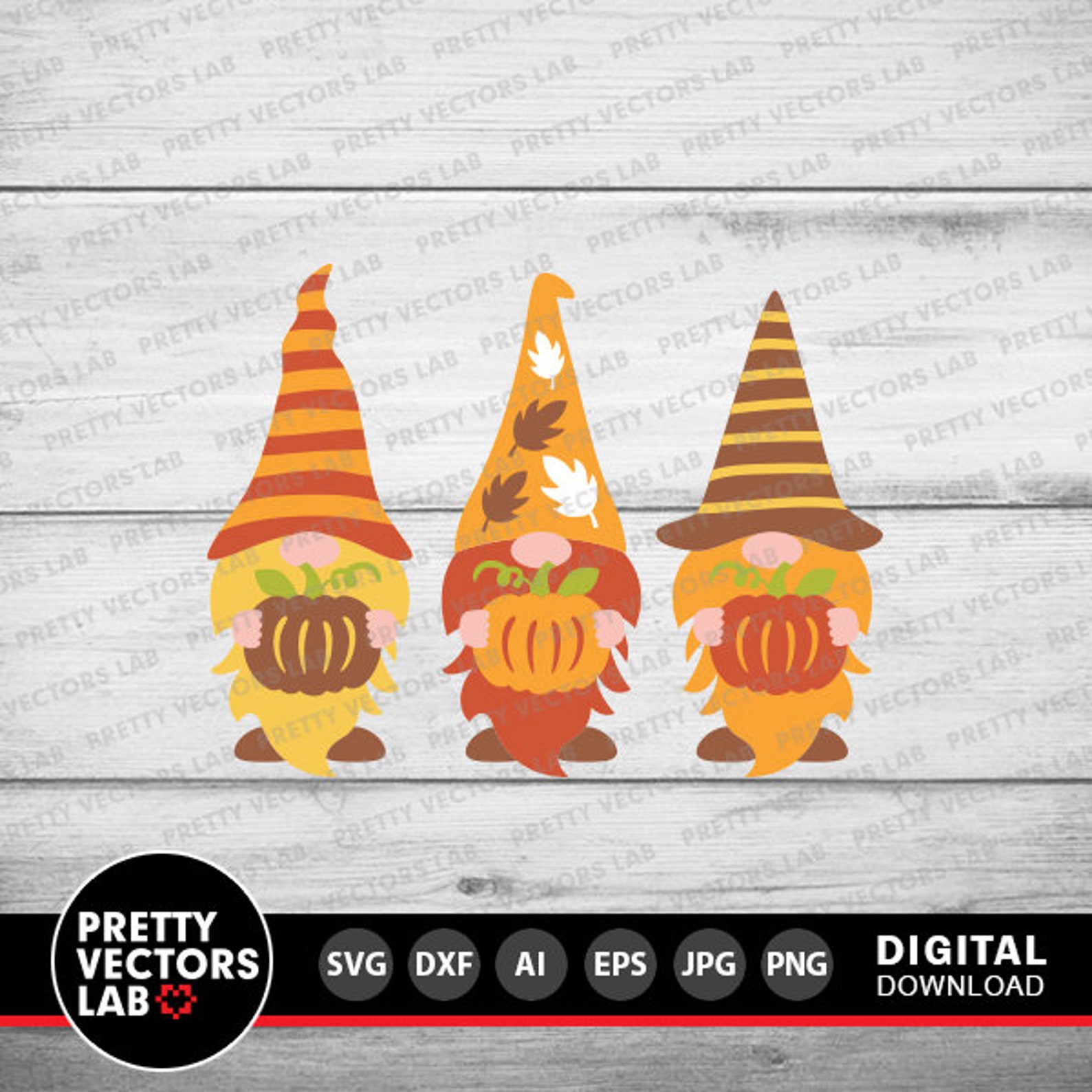 Fall Gnomes Svg Autumn Gnomes Svg Gnome With Pumpkin Cut - Etsy