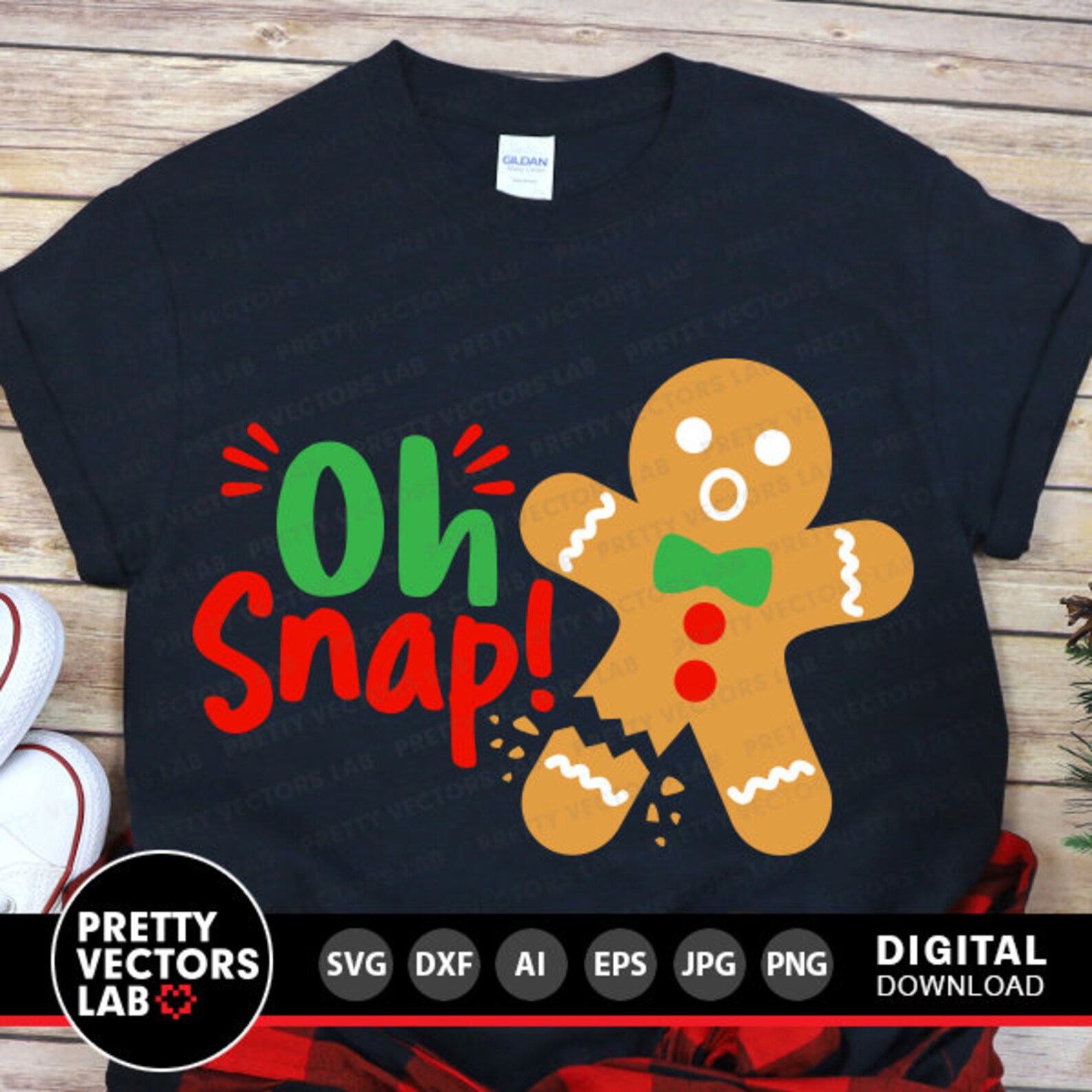 Oh Snap Svg Christmas Svg Gingerbread Man Svg Dxf Eps Png - Etsy