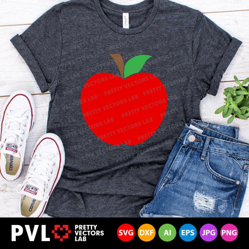 Apple Svg Teacher Svg Back to School Svg Kids Cut Files | Etsy