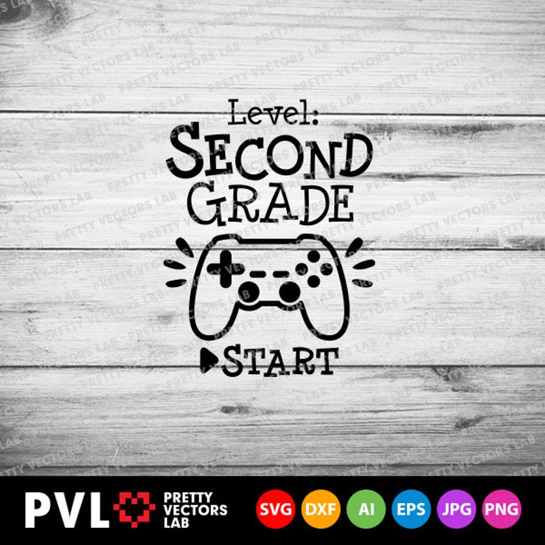 Level Second Grade Svg Back to School Svg Teacher Svg Dxf - Etsy