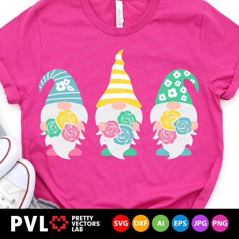 Spring Gnomes Svg Easter Gnomes Svg Spring Cut Files Gnome - Etsy