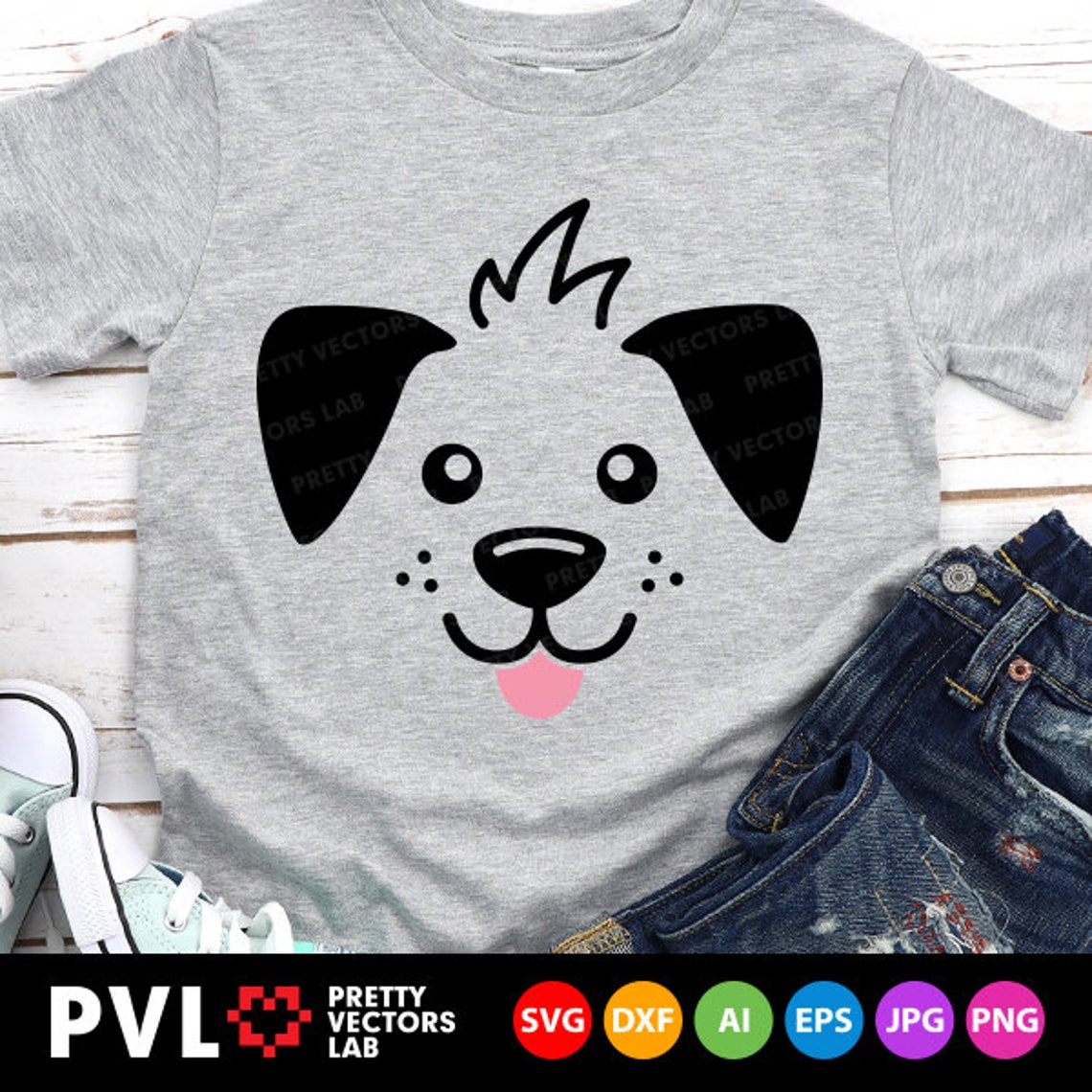 Puppy Face Svg Cute Dog Svg Puppy Cut Files Pet Svg Dxf - Etsy