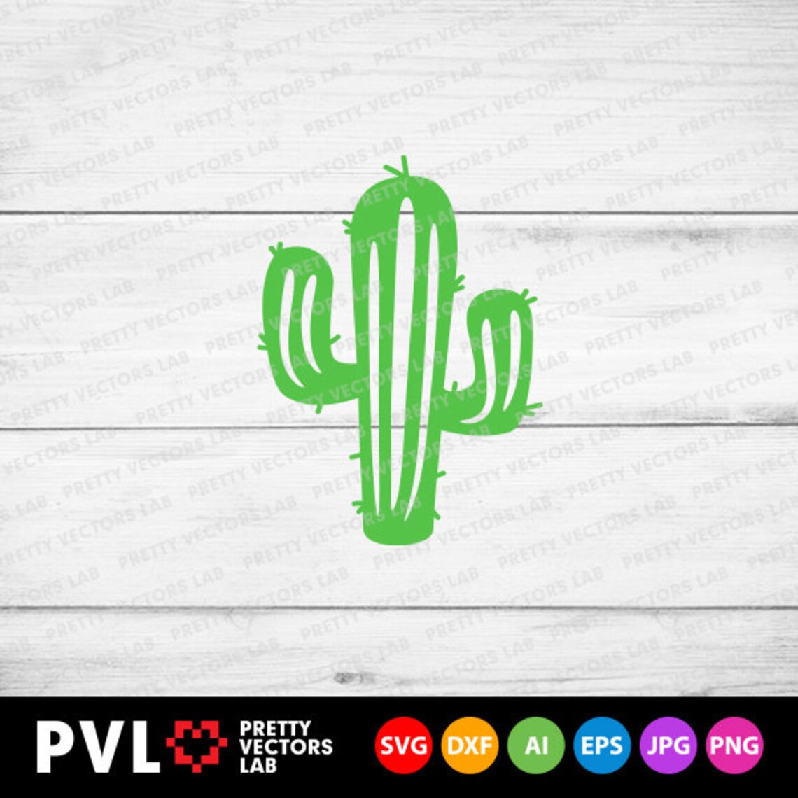 Cactus Svg, Cute Cactus Svg, Green Cactus Svg, Dxf, Eps, Png, Kids Cut ...