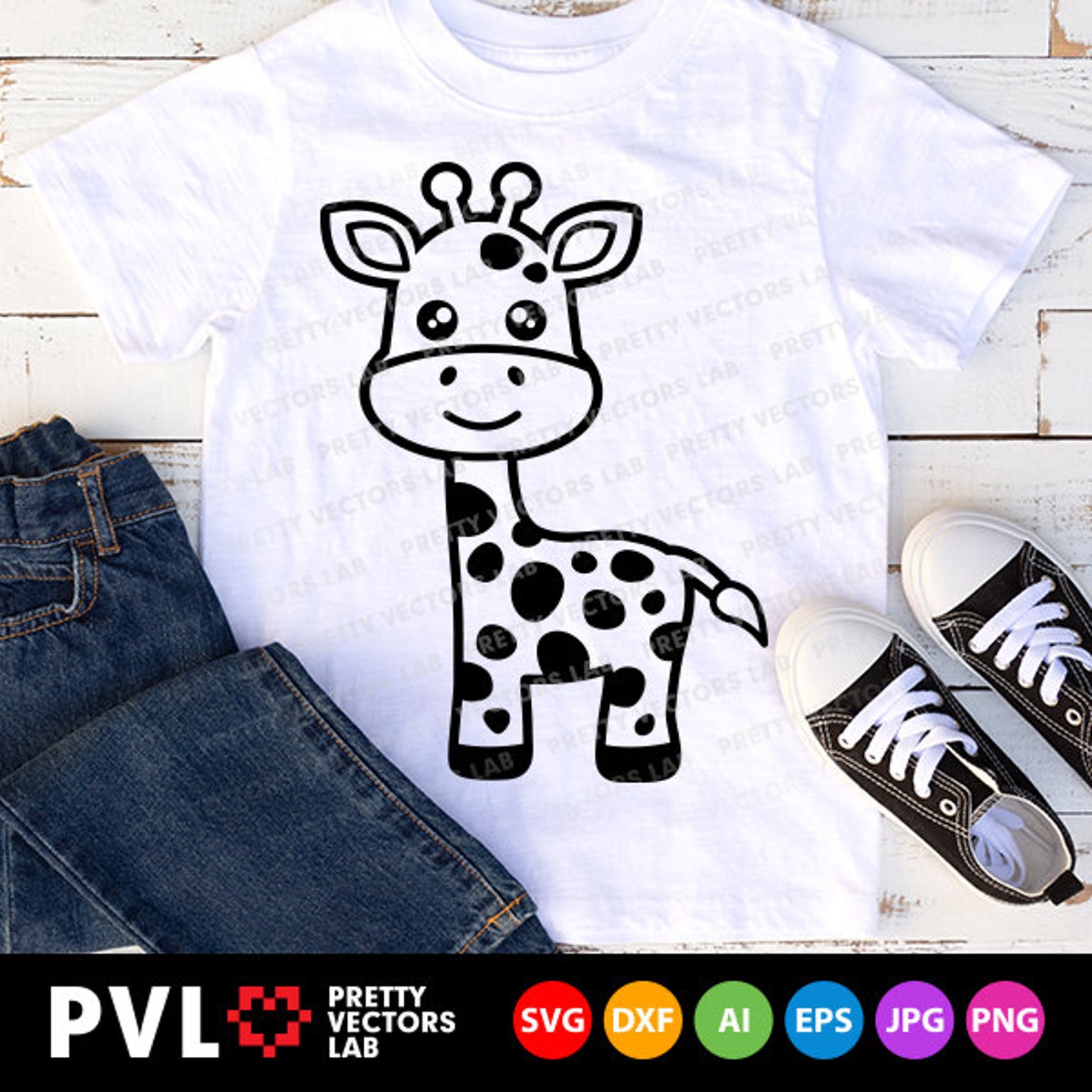 Giraffe Svg Giraffe Outline Svg Cute Giraffes Cut Files - Etsy