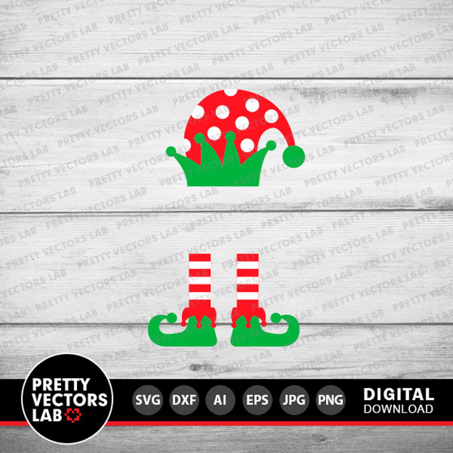 Elf Girl Svg Christmas Svg Cute Elf Cut Files Elf Hat & - Etsy