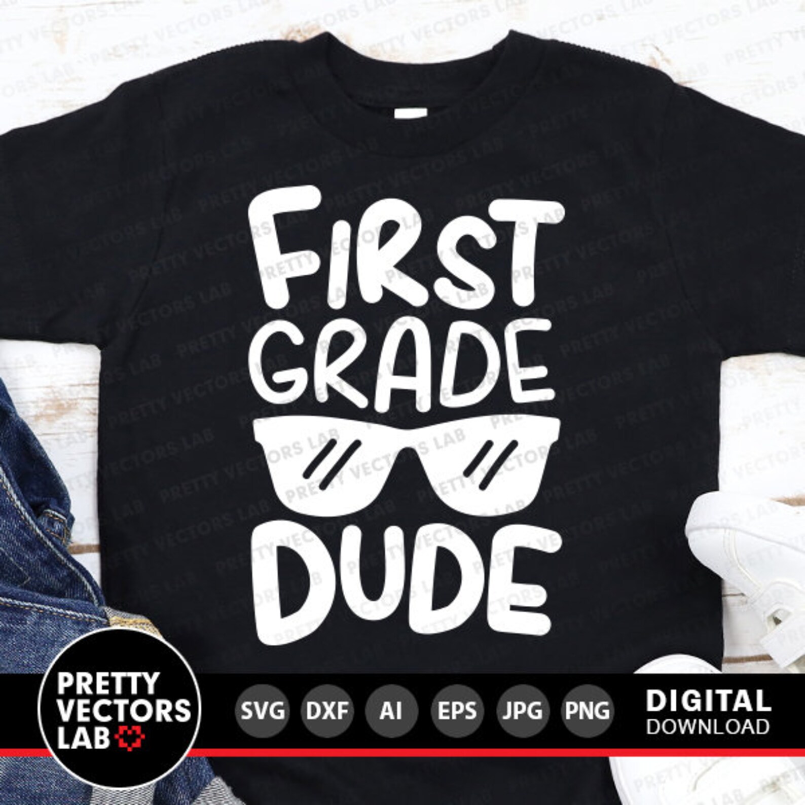 First Grade Dude Svg, Back to School Svg, 1st Grade Svg, School Svg, Boys Svg Dxf Eps Png, First ...