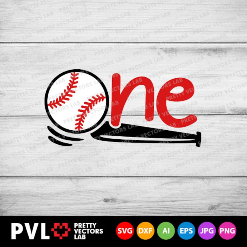 Baseball Birthday Svg One Baseball Svg 1st Birthday Cut - Etsy