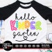Hello Kindergarten Svg, Back to School Svg, Teacher Svg, Dxf, Eps, Png ...
