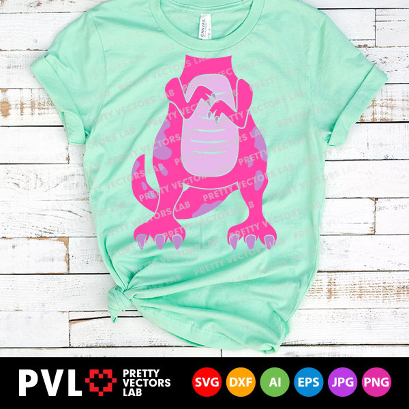 Dinosaur Svg Girl T-rex Svg Dxf Eps Png Funny Dino Cut | Etsy