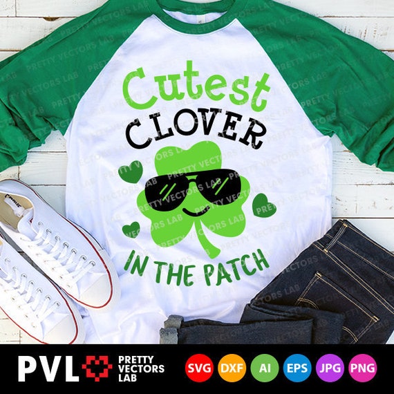 Cutest Clover in the Patch Svg Boys St. Patrick's Day | Etsy