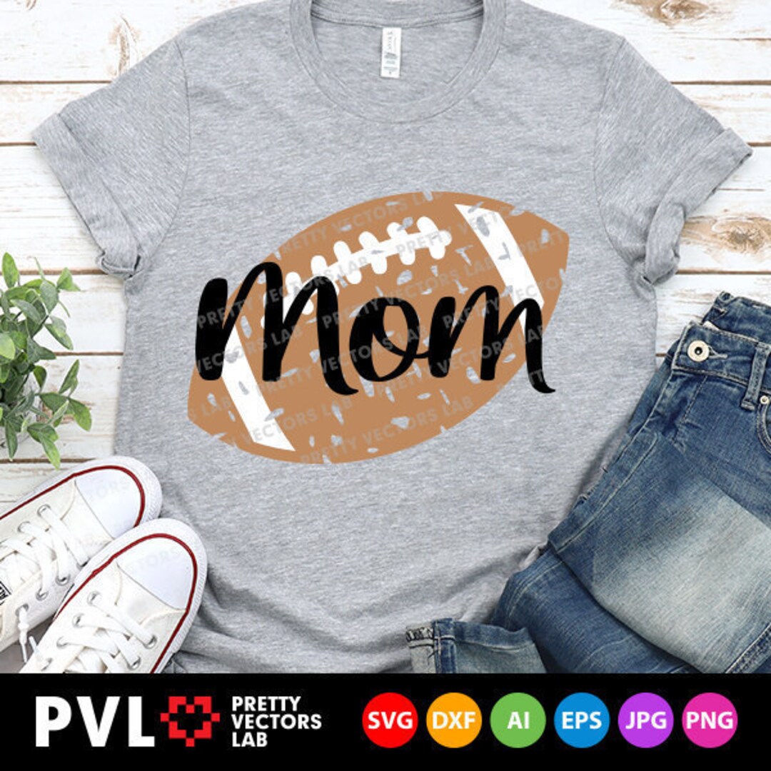 Football Mom Svg, Grunge Football Svg, Sports Svg Dxf Eps Png, Cheer ...