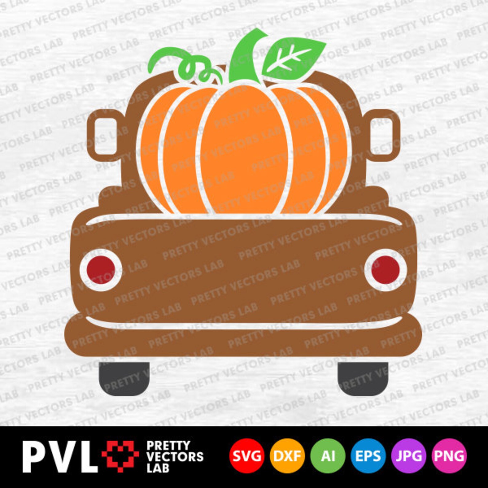 Pumpkin Truck Svg Vintage Truck Back Svg Fall Cut Files | Etsy