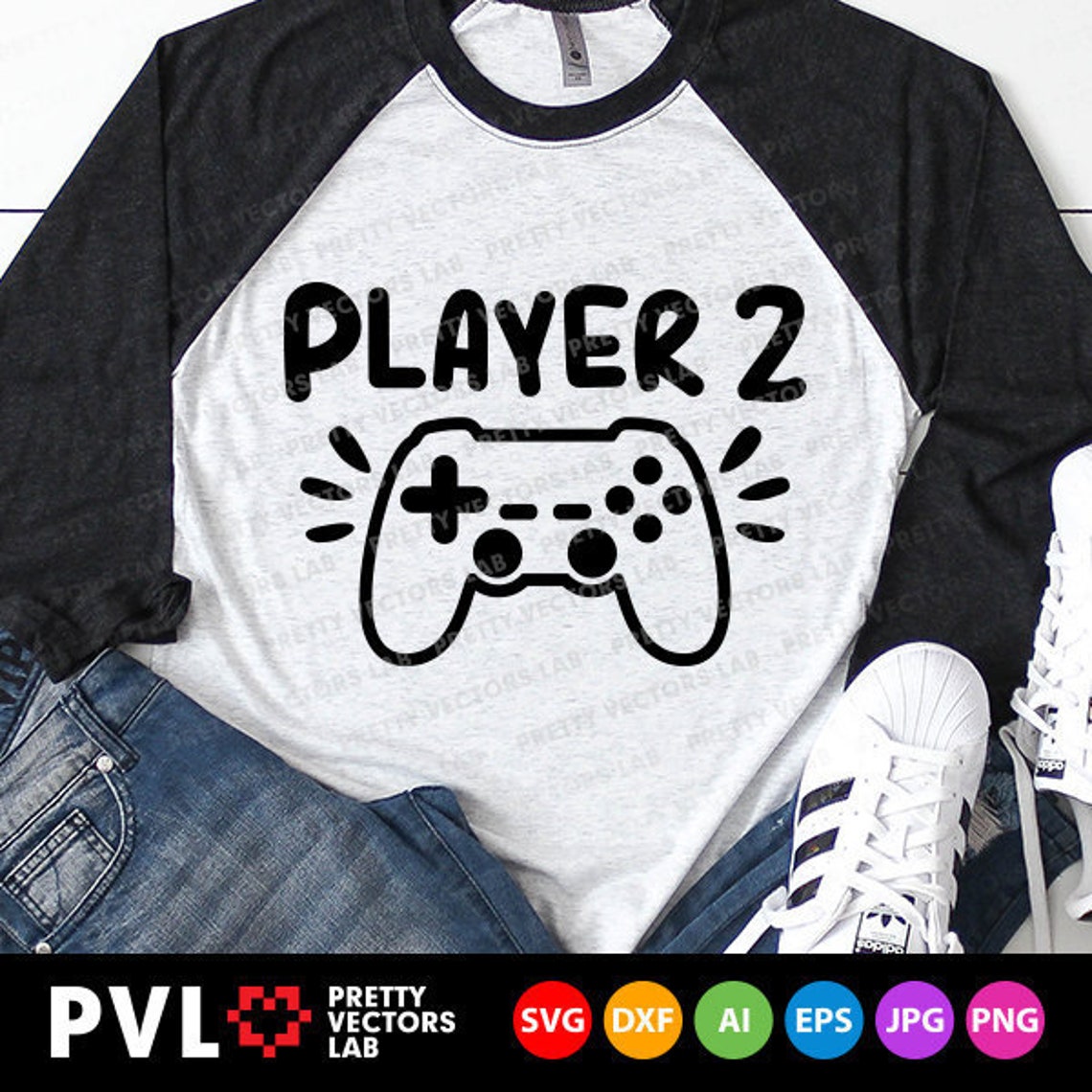 Player 2 Svg Gamer Svg Video Game Controller Svg Funny | Etsy