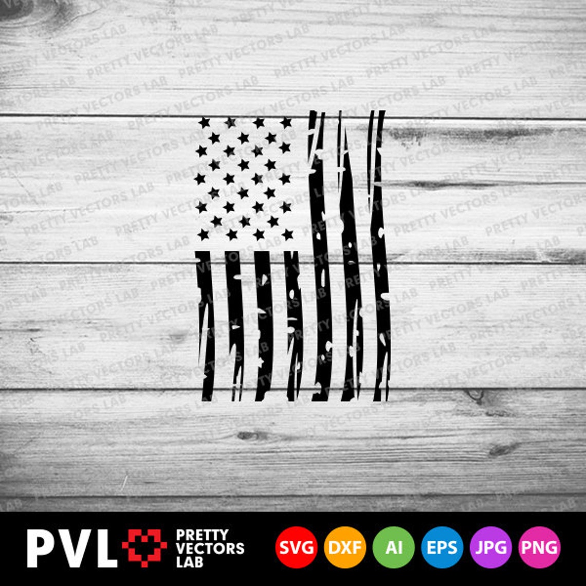 Distressed American Flag Svg 4th of July Svg Grunge USA Flag - Etsy