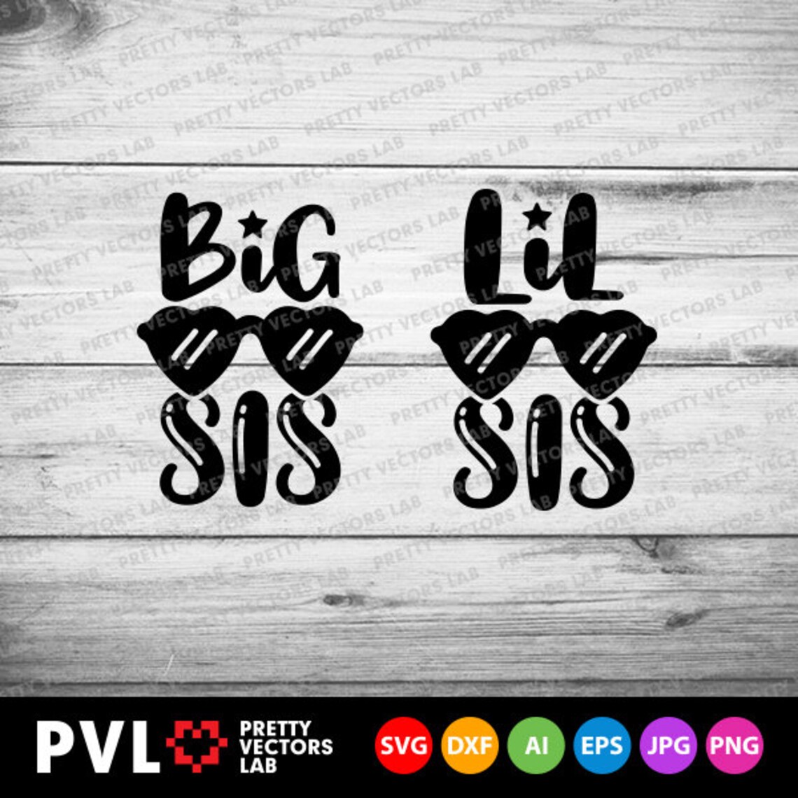 Big Sis Svg, Lil Sis Svg, Big Sister Svg, Little Sister Svg, Sisters ...