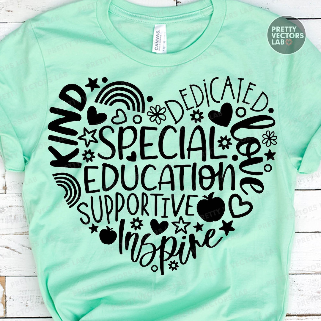 SPED Svg Png, SPED Teacher Cut Files, Special Education Svg Dxf Eps Png ...