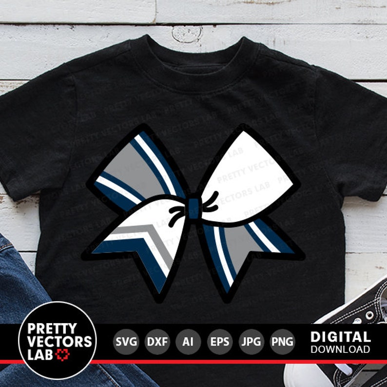 Cheer Bow Svg Girls Cut Files Cheerleader Svg Cheer Sister - Etsy