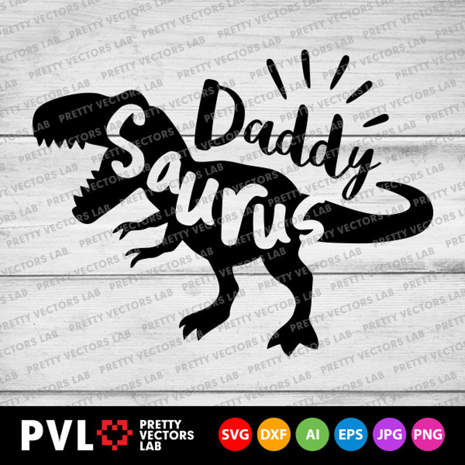 Daddy Saurus Svg T-rex Dinosaur Cut Files Dinosaur Dad Svg | Etsy