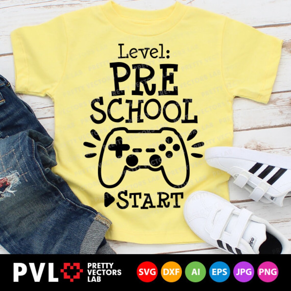 Level Preschool Svg Back to School Svg Pre-k Cut Files - Etsy