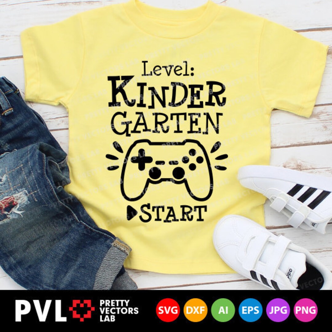 Level Kindergarten Svg Back to School Svg Teacher Svg Dxf - Etsy