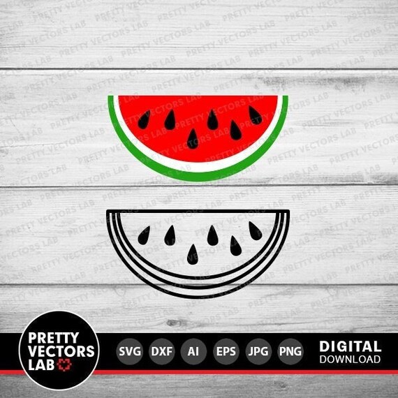 Watermelon Svg Cute Watermelons Svg Summer Cut Files - Etsy