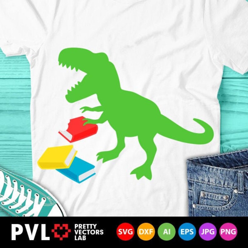 Back To School Dinosaur Svg First Day of School Svg T-Rex | Etsy