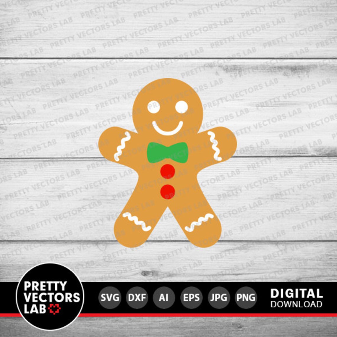 Christmas Svg Gingerbread Man Svg Gingerbread Svg Dxf Eps - Etsy
