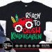 Ready to Crush Kindergarten Svg, Back to School Cut Files, Monster ...