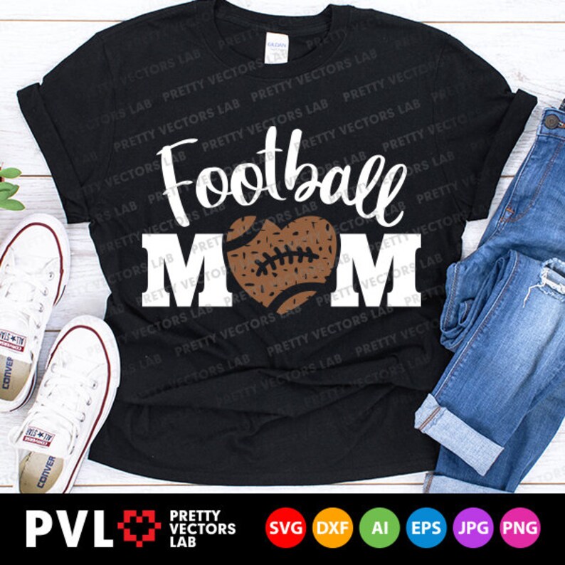 Football Mom Svg Grunge Football Svg Love Football Cut | Etsy