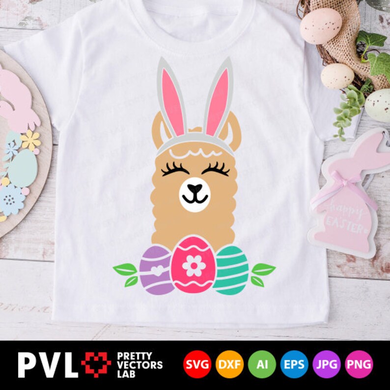 Easter Llama Svg Llama Face Svg Llama With Bunny Ears Svg - Etsy