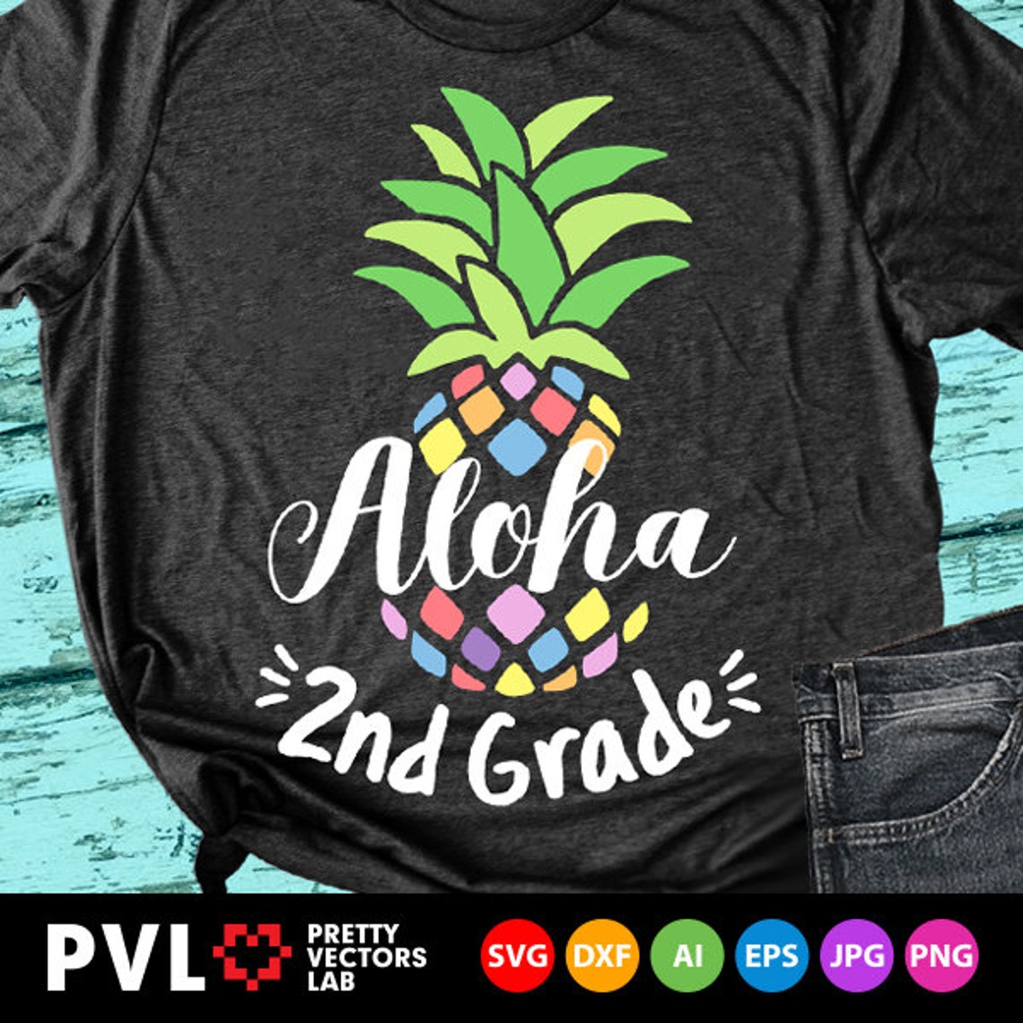 Aloha 2nd Grade Svg Back to School Svg Second Grade Svg - Etsy
