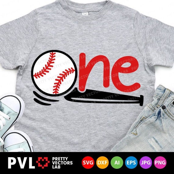 Baseball Birthday Svg One Baseball Svg 1st Birthday Cut - Etsy