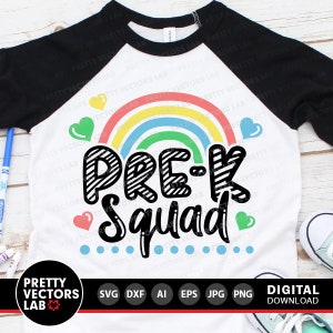 Pre-k Svg, Back to School Svg, Teacher Svg, Dxf, Eps, Png, Preschool ...