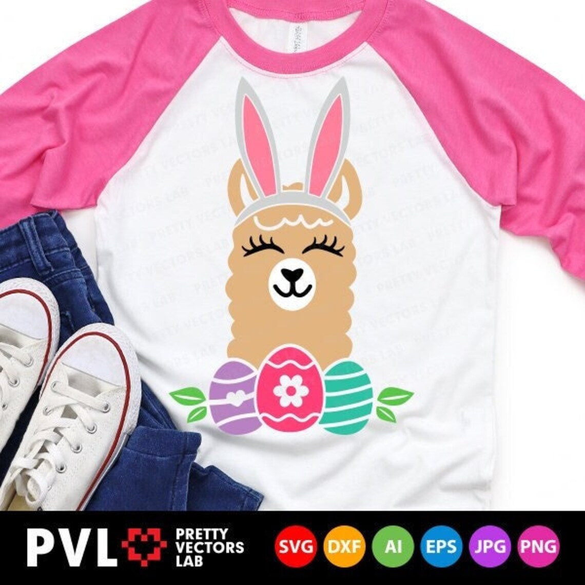 Easter Llama Svg Llama Face Svg Llama With Bunny Ears Svg - Etsy