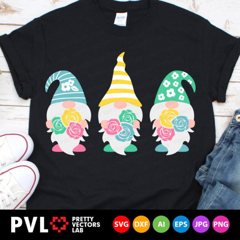 Spring Gnomes Svg Easter Gnomes Svg Spring Cut Files Gnome - Etsy